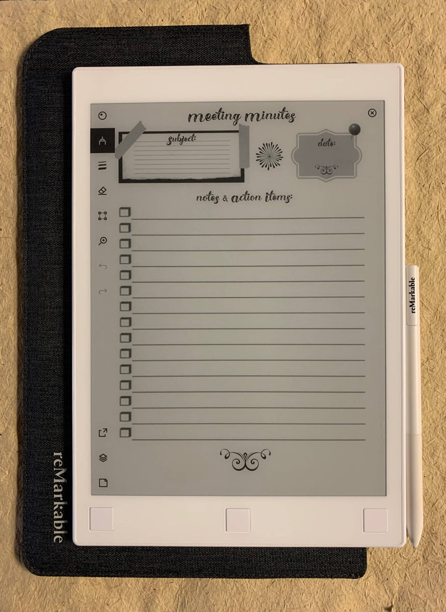 reMarkable | "Work It" Template bundle for your reMarkable tablet ...